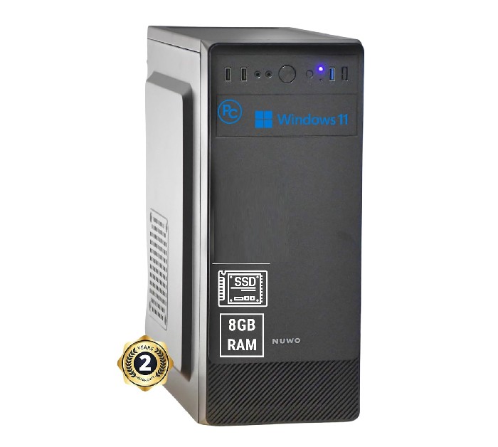 Pc Fisso Intel core Cpu fino a 3.40ghz, Wifi Incluso, Windows 11 Pro, Office 2019, Computer PC ...