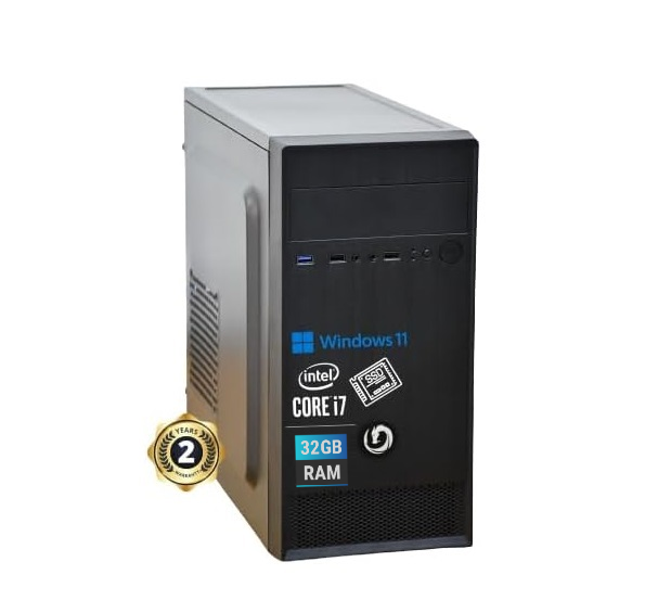 Pc Fisso i7 intel core Cpu fino a 4.00ghz, 32gb Ram, Ssd da 1TB, Wifi Incluso, Windows 11 Pro ...